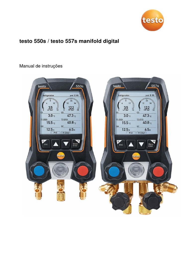 Testo 550s Testo 557s Manual PT BR | PDF