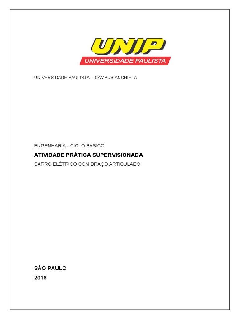 Unip - APS 4 Semestre | PDF