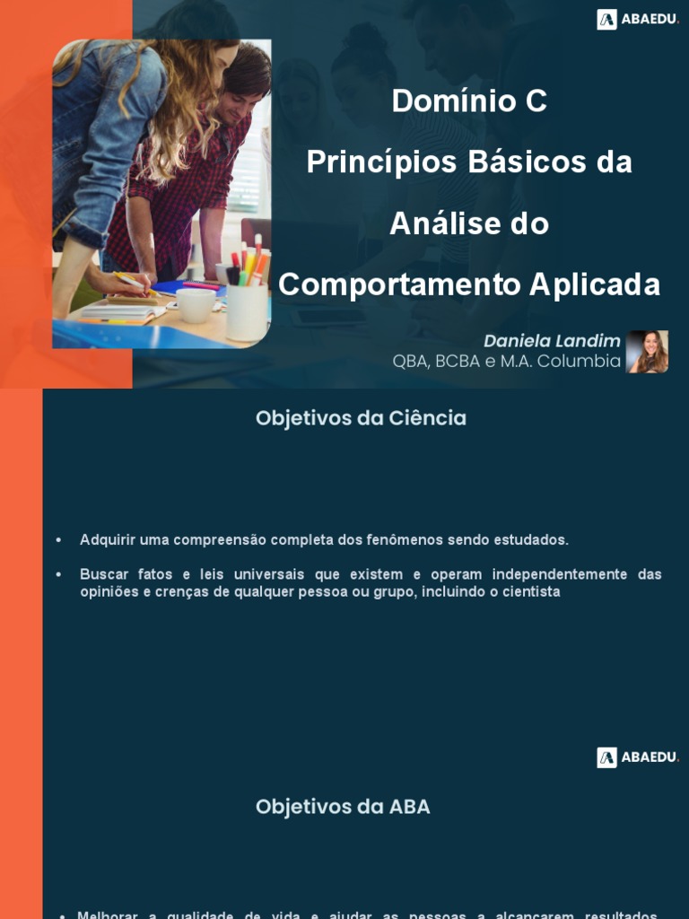 Slide Aula 1 | PDF | Science | Comportamento