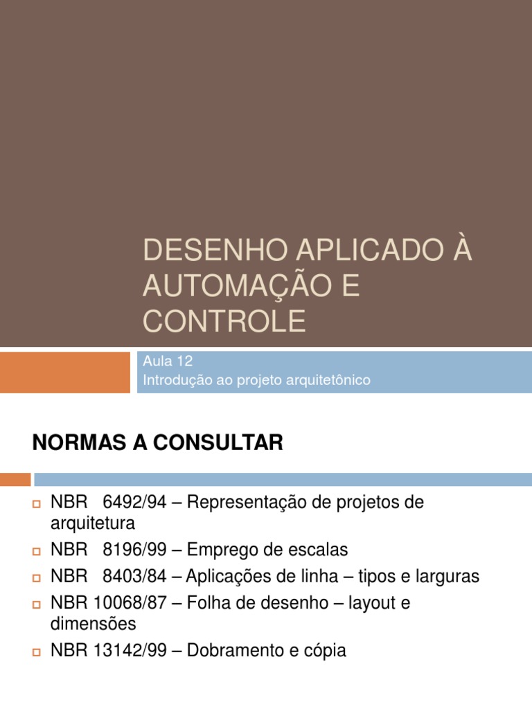 Aula 12 - Introdução Ao Projeto Arquitetônico | PDF Aula 12 - Introdução Ao Projeto Arquitetônico | PDF