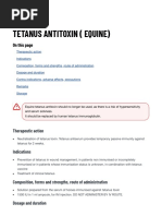 Ats, TT, Tig: Anti Tetanus Serum, Tetanus Toxoid, Tetanus Immuno ...