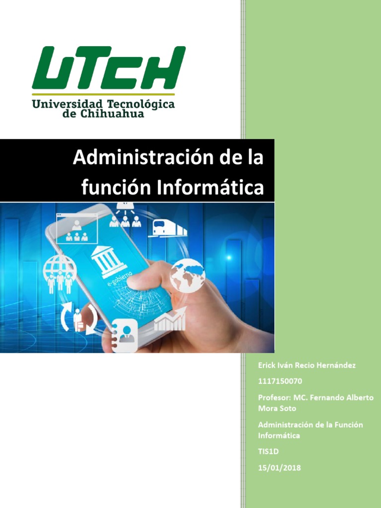 (ADMON. DE LA FUNCIÓN INFORMÁTICA) - Misión y Visión | PDF
