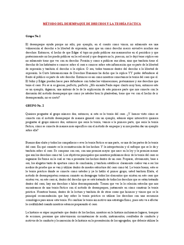 15) EXPOSICIONES TEMA DESEMPAQUE DE DERECHOS (18 de Abril de 2022) | PDF | Estado (política ...
