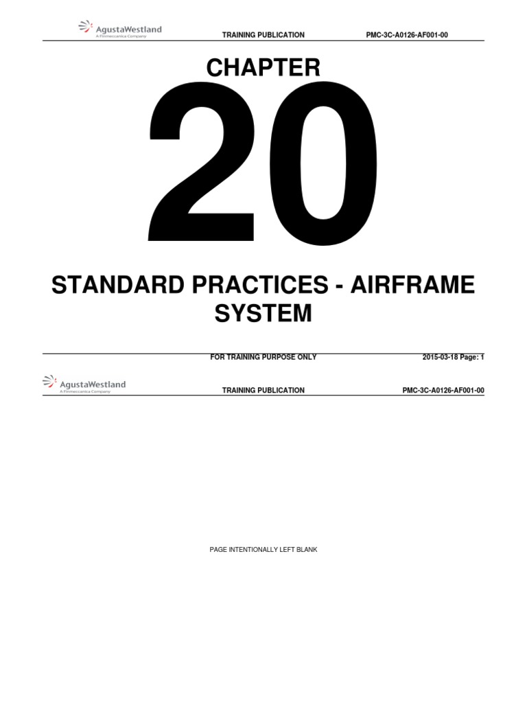 20 - Standard Practices - Airframe System | PDF | Corrosion | Screw