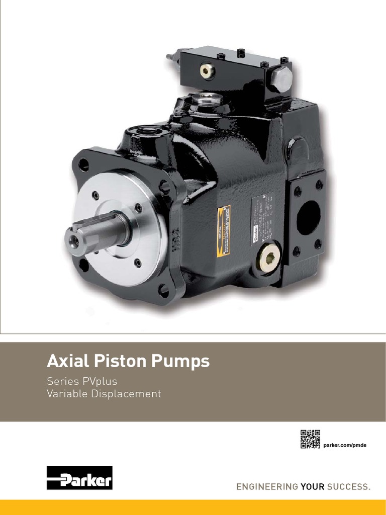 PDF - Piston Pumps - Parker pv140 pv180 Datasheet | PDF