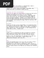 A Level Art Statement of Intent Guide | PDF | Evaluation | Creativity