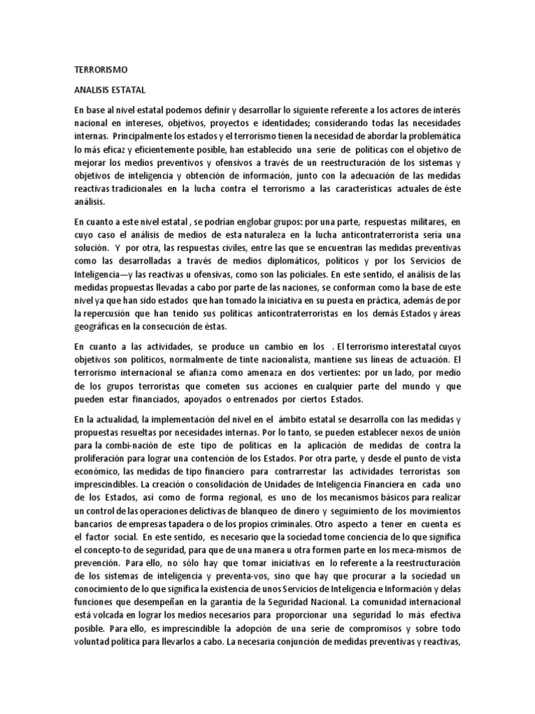 TERRORISMO | PDF
