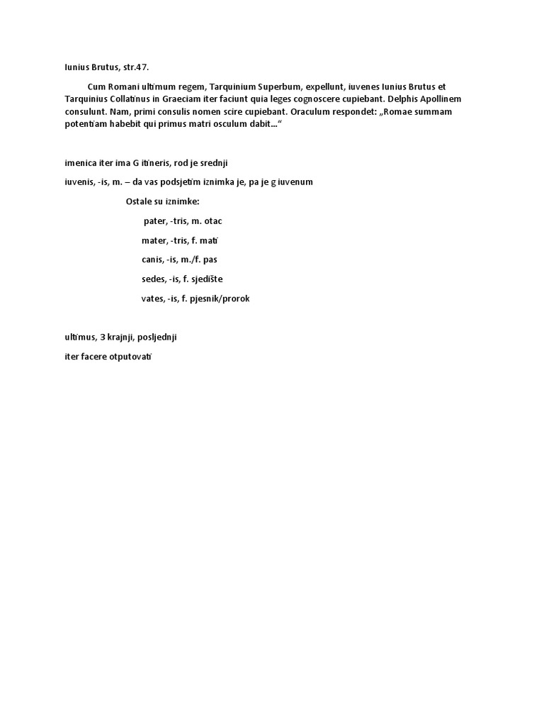 Iunius Brutus | PDF