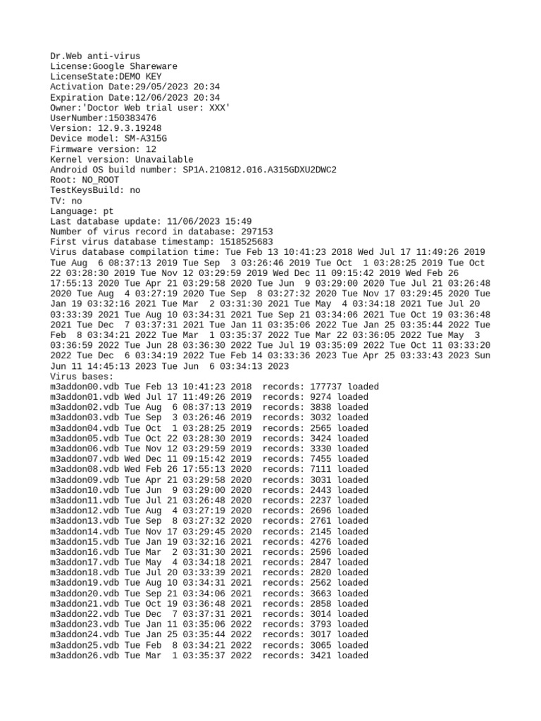 DrWeb Crash | PDF | Android (Operating System) | Java (Programming Language)