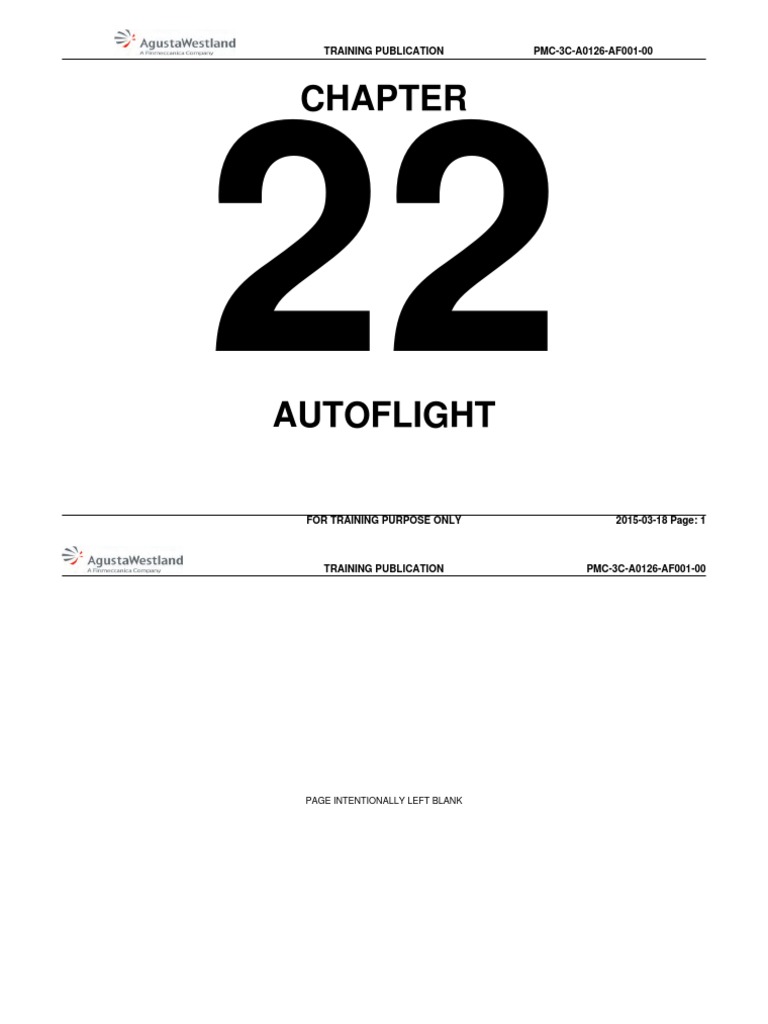 22 - Autoflight | PDF | Electric Motor | Aircraft Flight Control System