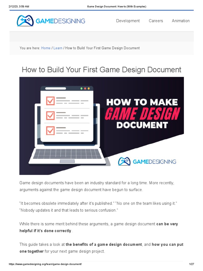 Game Design Document - How-To (With Examples) | PDF | User Interface | Factions Of Halo