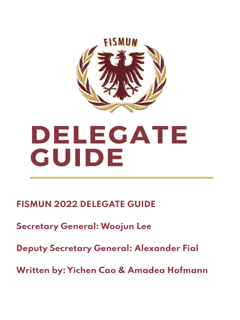 Delegate Guide 2022 | PDF