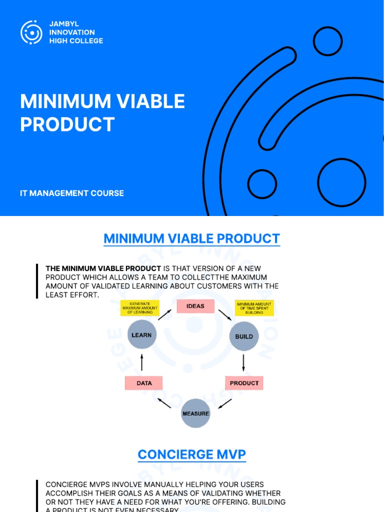 3. Minimum Viable Product | PDF