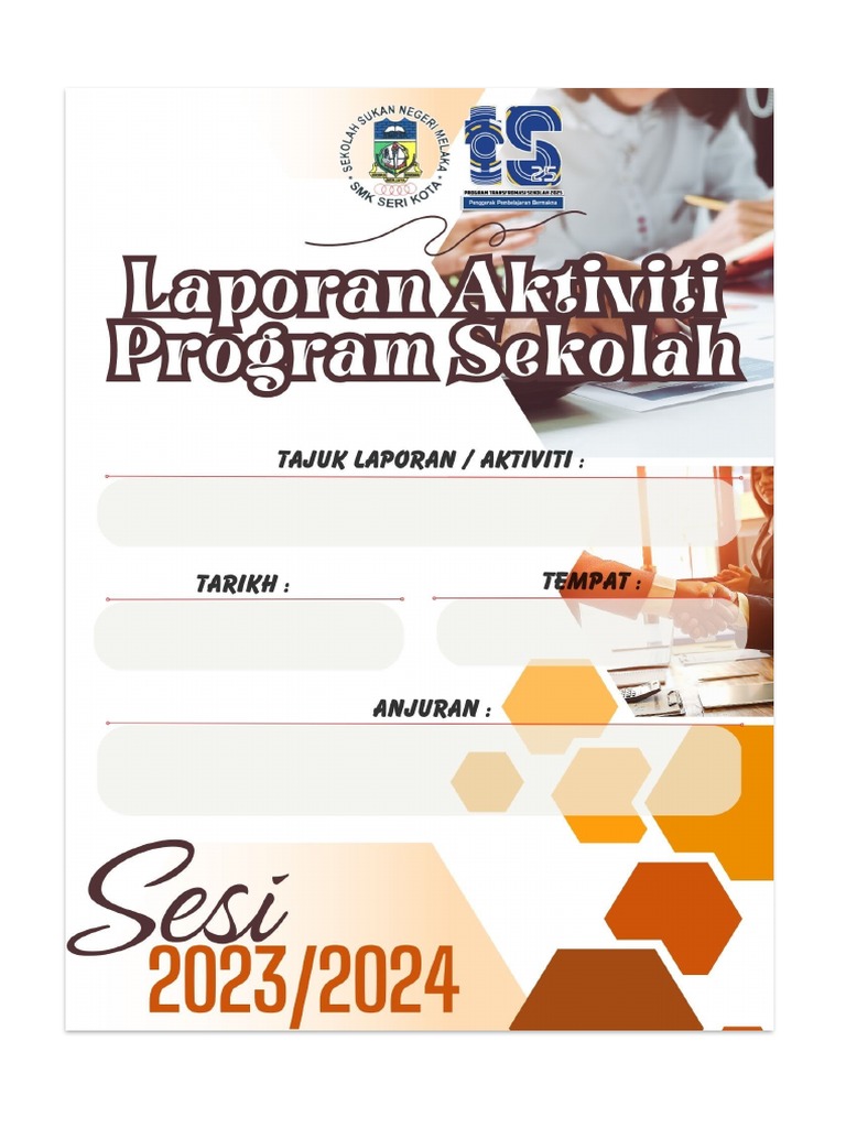 Kulit Depan Laporan Aktiviti & Program Sekolah (2) | PDF
