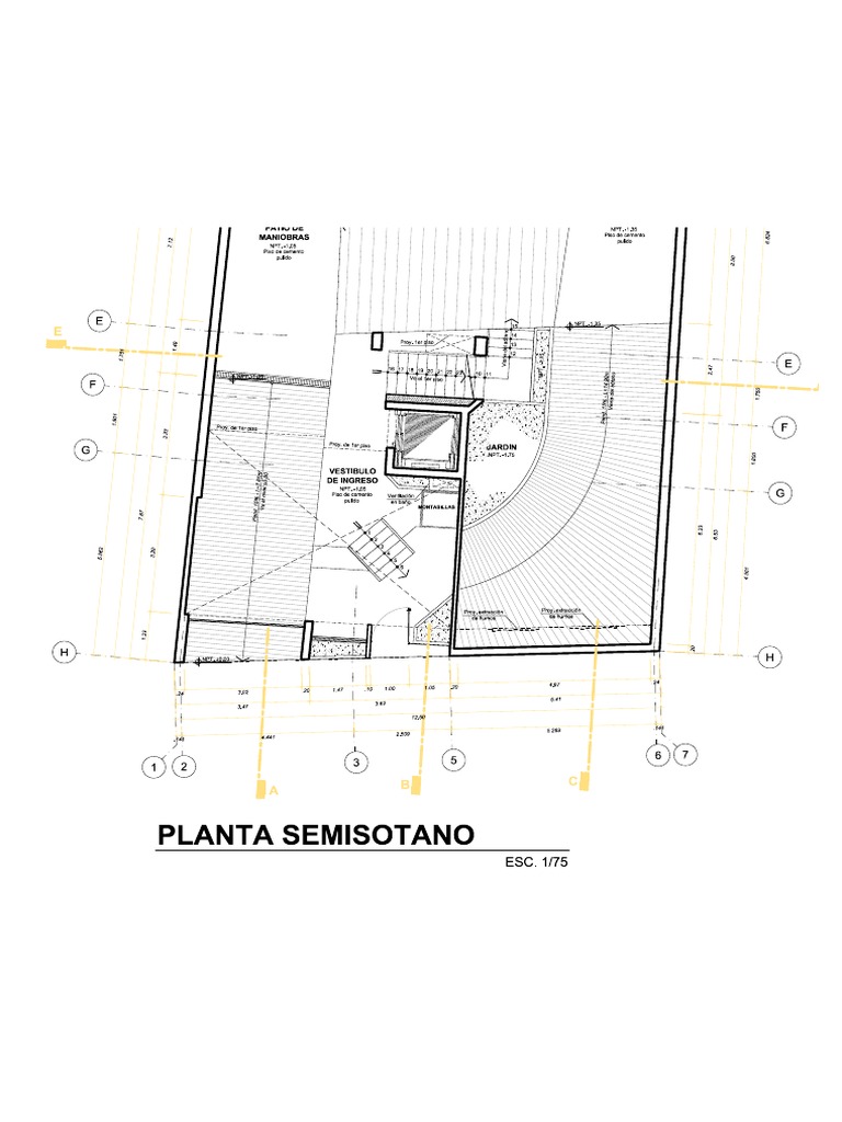 Ascensor Planta Semisotano | PDF
