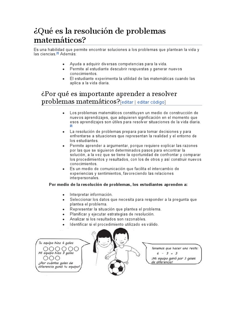Resolución de Problemas Matemáticos | PDF | Matemáticas | Aprendizaje