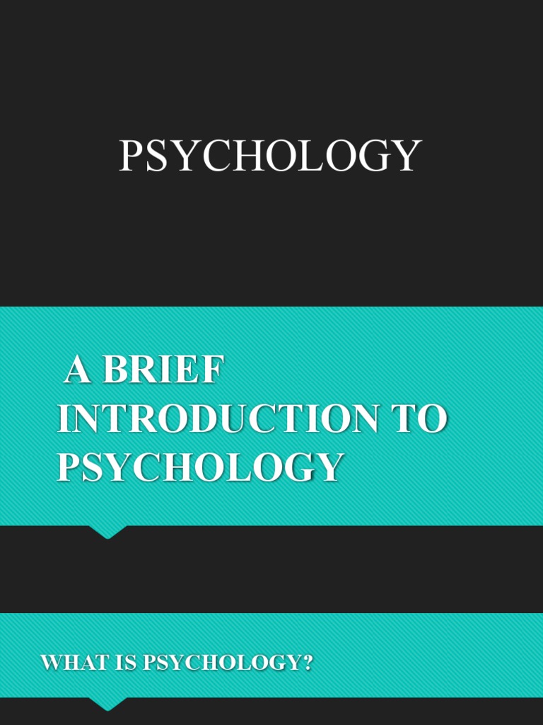 Psychology Presentation | PDF | Psychology | Id