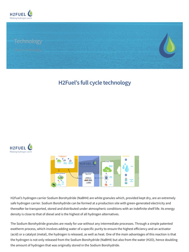 H2 Solid Storage Fuel Technology | PDF