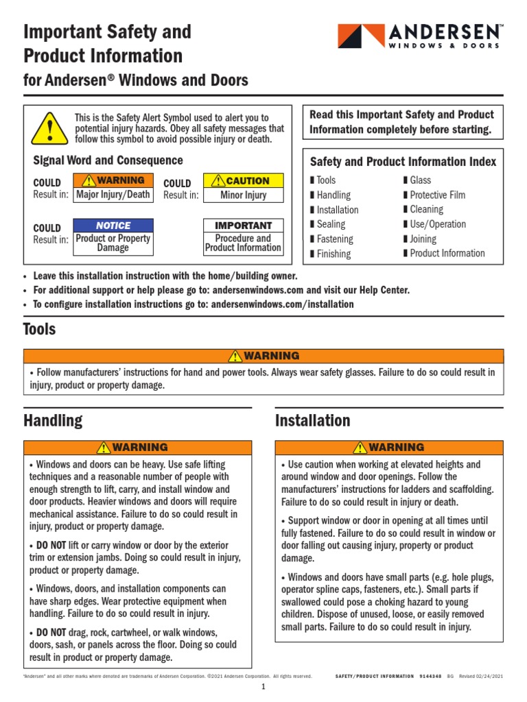 Installationguide 9144348 | PDF