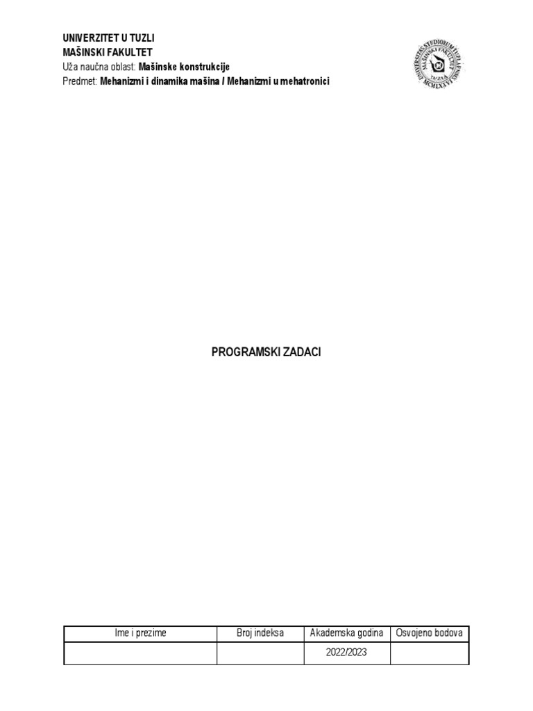 Programski zadaci_2022_2023 | PDF