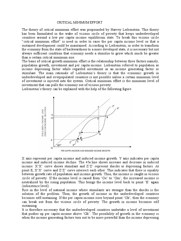 Critical Minimum Effort | PDF