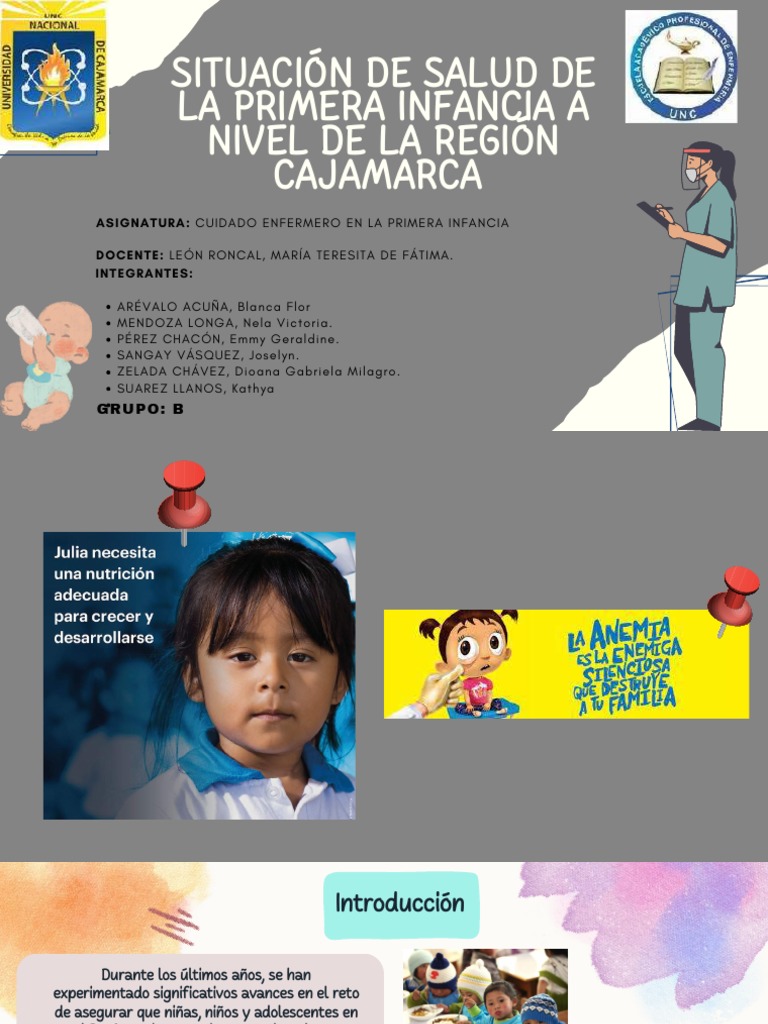Situación de Salud de La Primera Infancia A Nivel de La Región ...