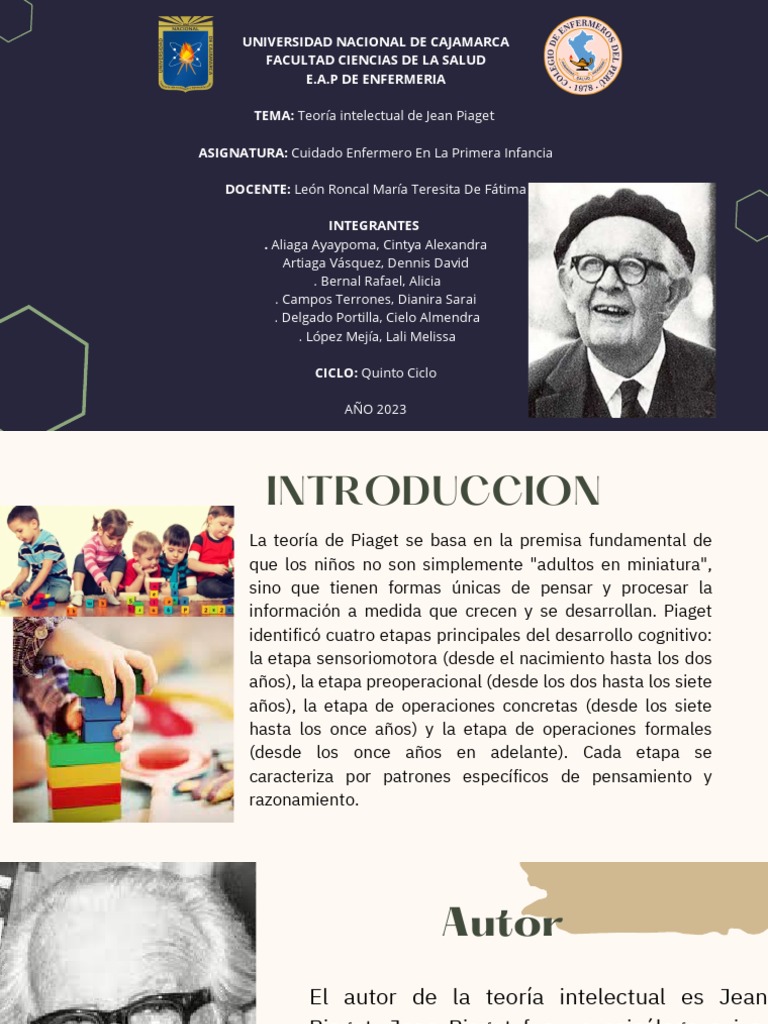 Teoría de Jean Piaget | PDF | Aprendizaje | Pensamiento