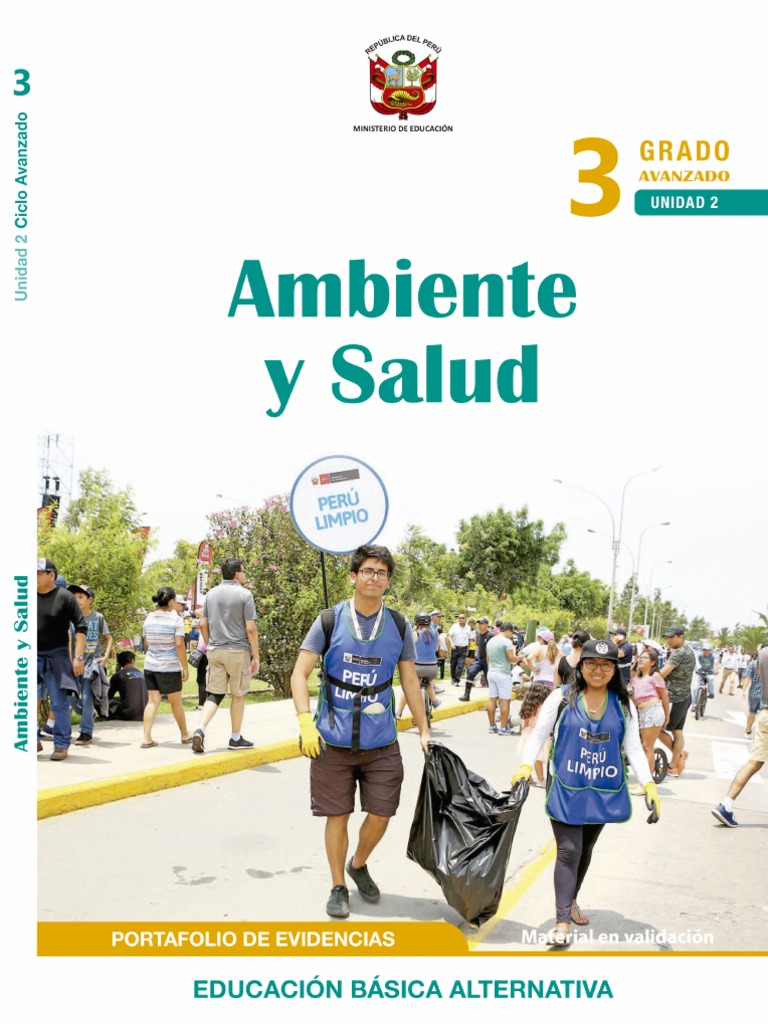 Ambiente y Salud Tercer Grado. Ciclo Avanzado - Unidad 2. Portafolio de ...