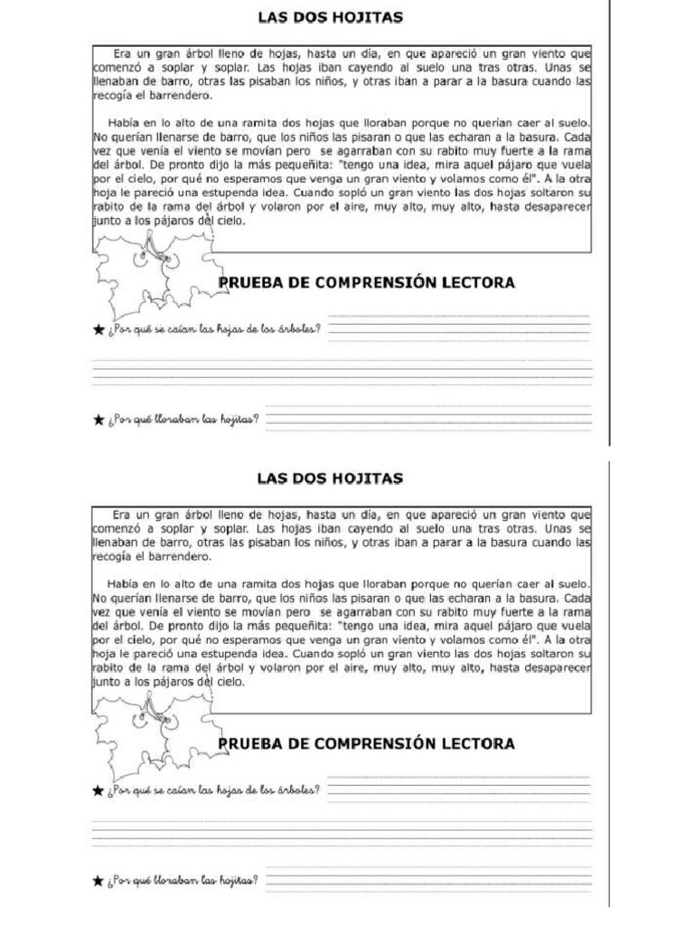 Comprension de Lectura 8vo Tmo | PDF