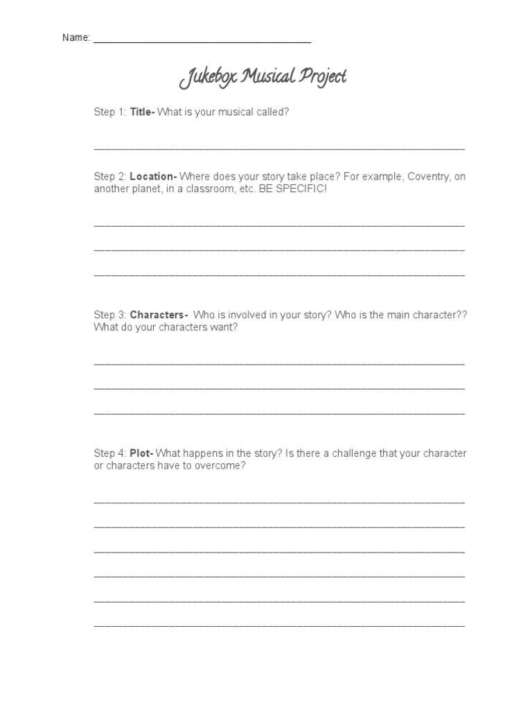 Jukebox Musical Project | PDF