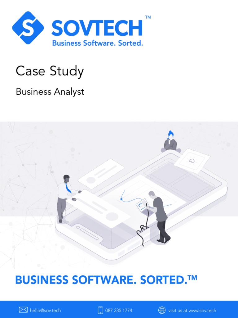 SovTech Case Study Business Analyst | PDF | Usability | Software ...