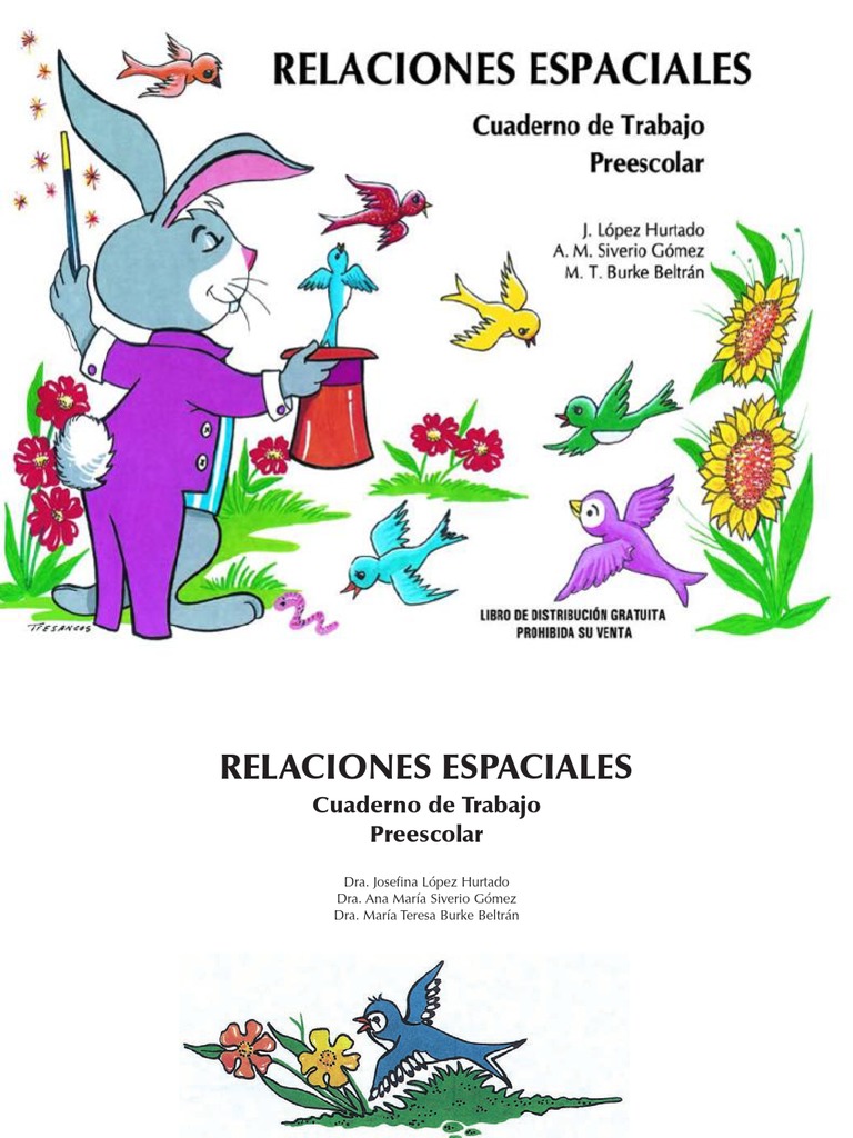 Cuaderno de Relaciones Espaciales Preescolar | PDF