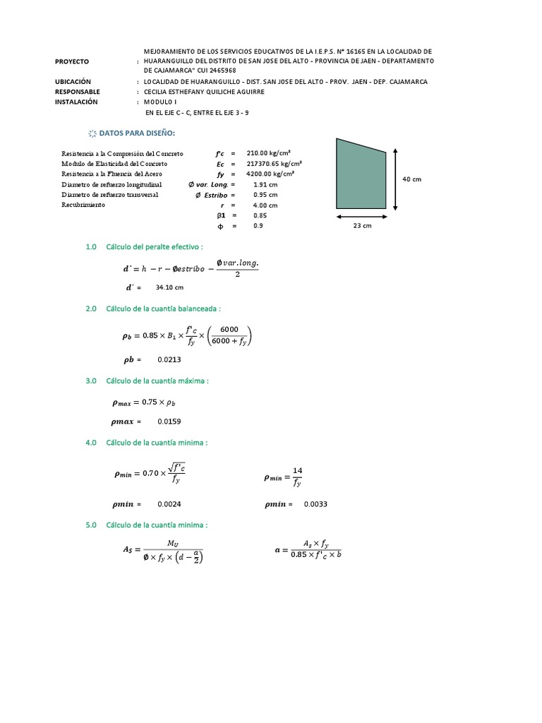 VG Eje C-C, Entre Eje 3 - 9 | PDF | Ingeniería estructural | Ingeniero ...