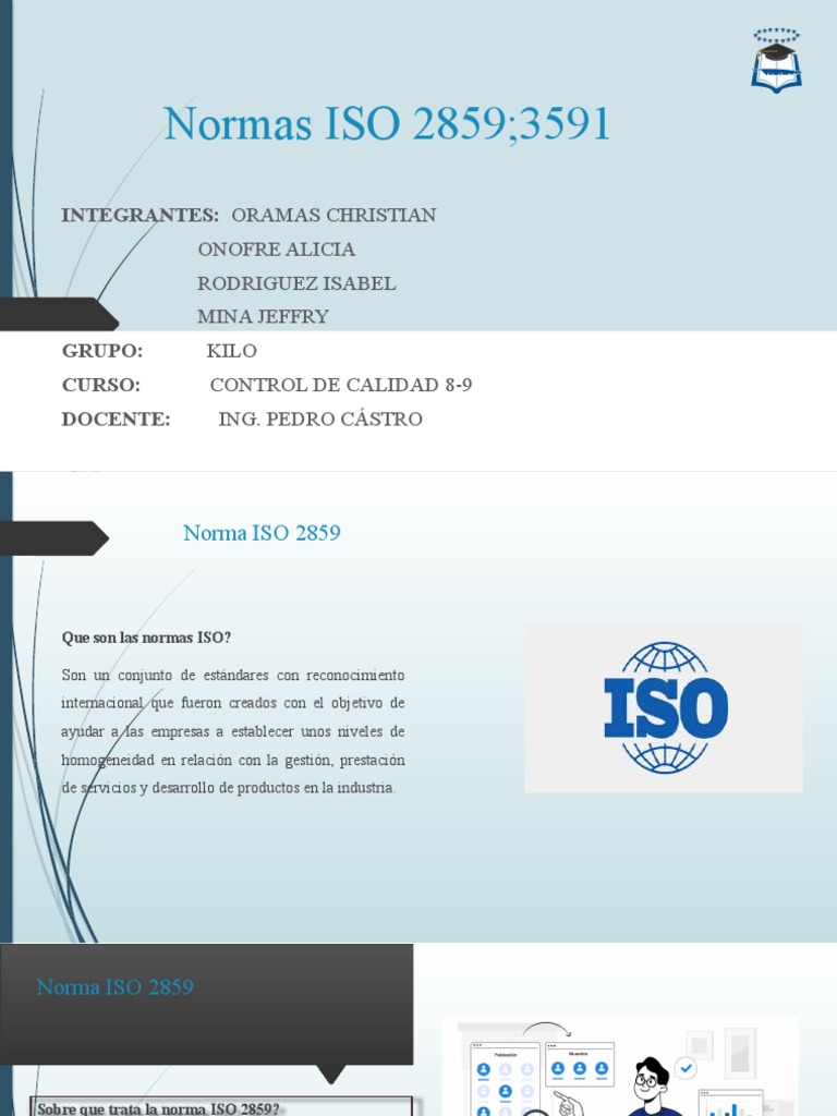 Normas ISO 2859 3591 (Grupo Kilo) | PDF | Muestreo (Estadísticas) | Organización internacional ...