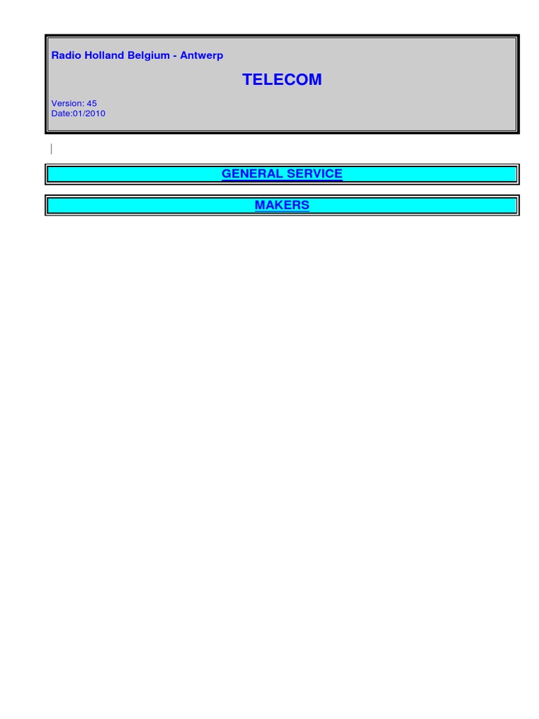 TELECOM | PDF | Computing | Electronics