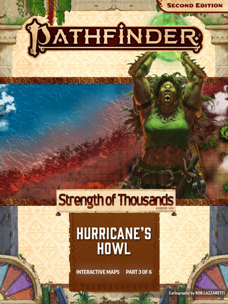 Pathfinder 2e - Strength of Thousands3 - Hurricanes Howl PZO90171 Interactive Maps | PDF
