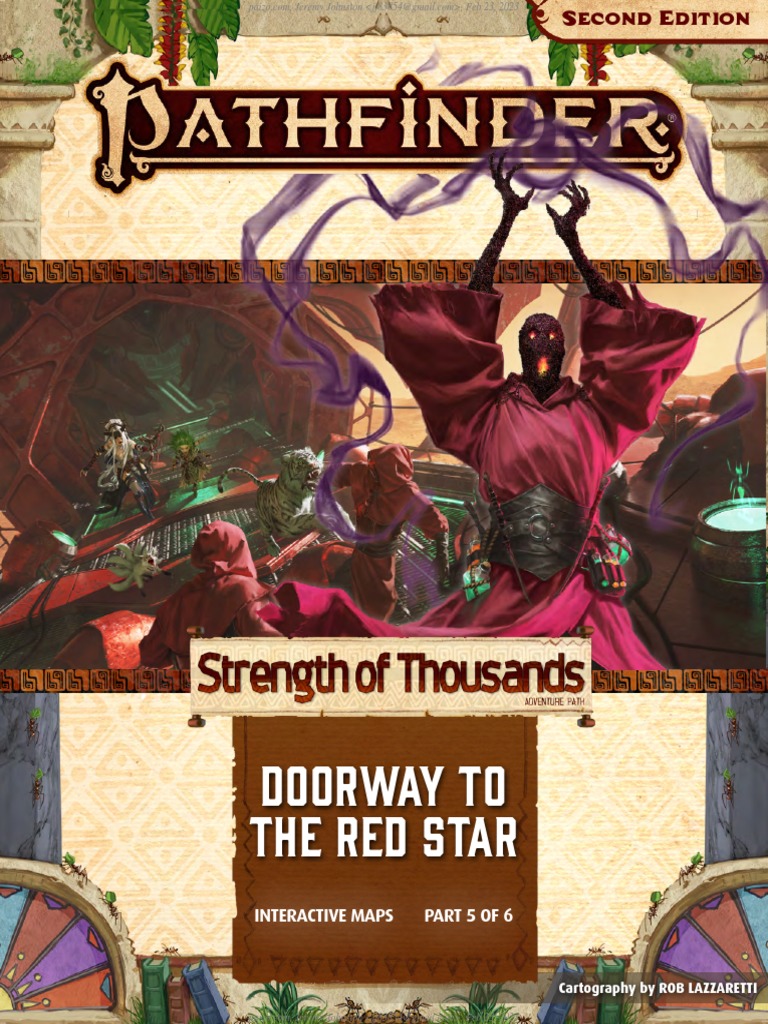 Pathfinder 2e - Strength of Thousands5 - Doorway To The Red Star PZO90173 Interactive Maps | PDF