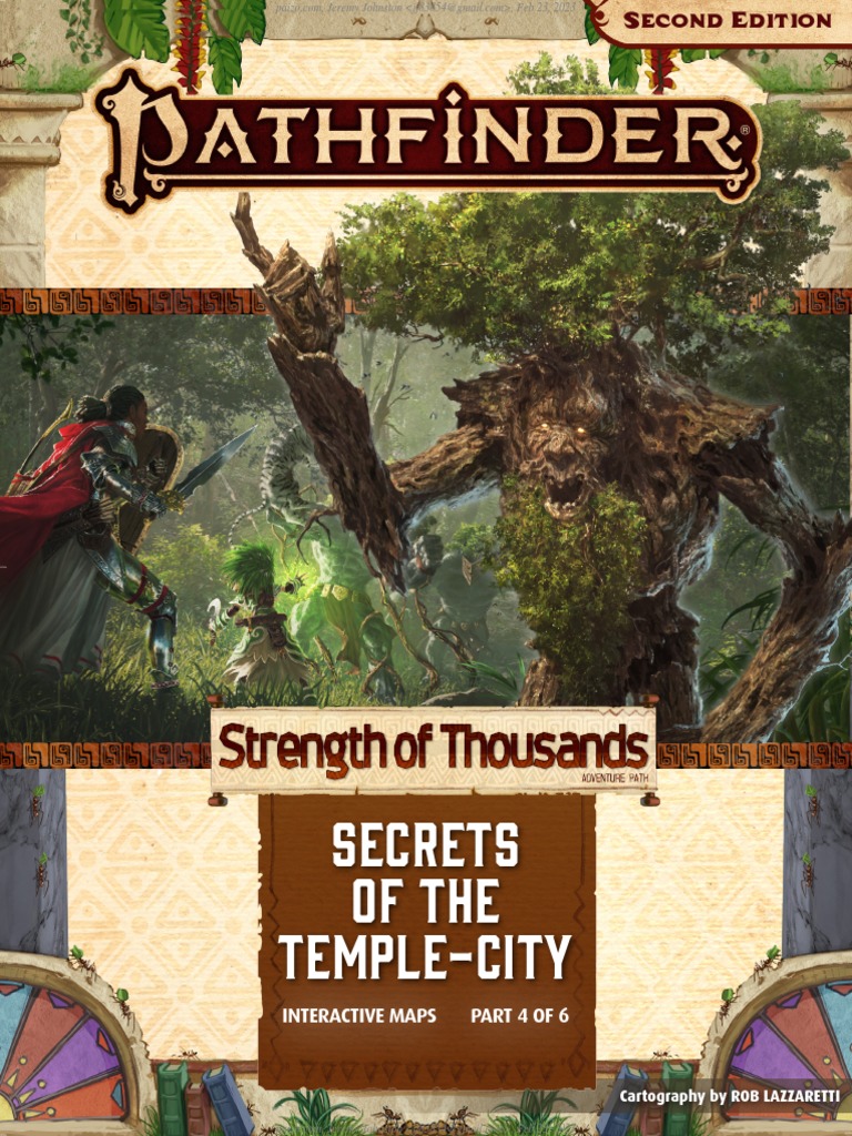 Pathfinder 2e - Strength of Thousands4 - Secrets of The Temple City ...