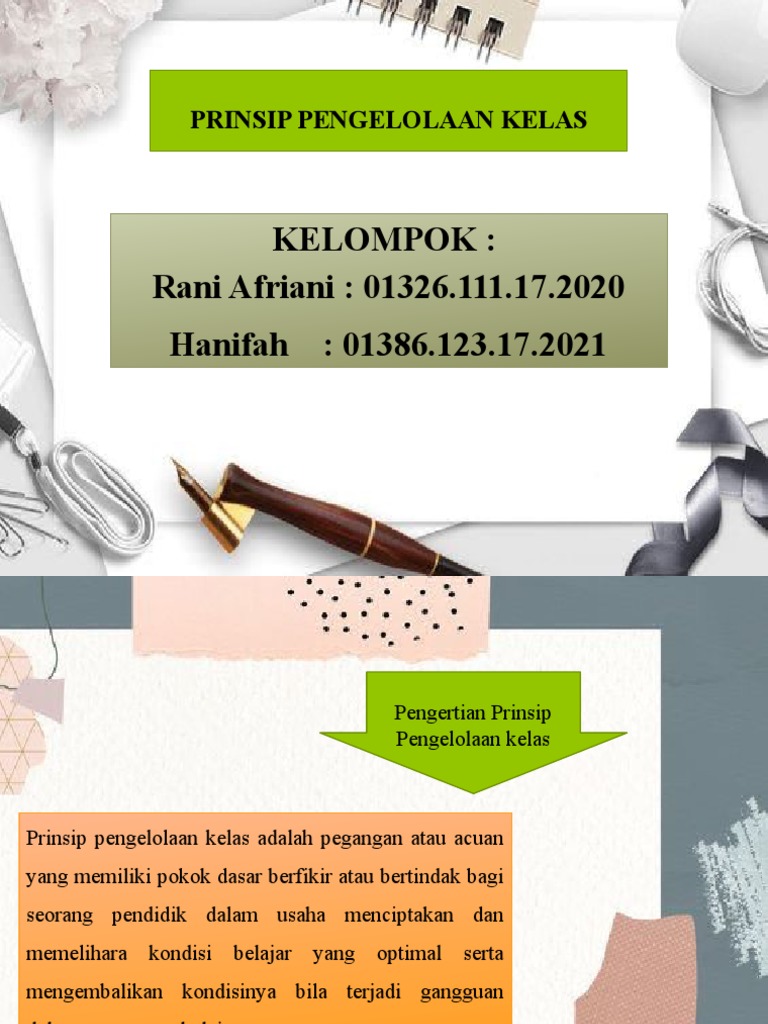 Manajemen Kelas Sem 6 Rani Dan Umi | PDF