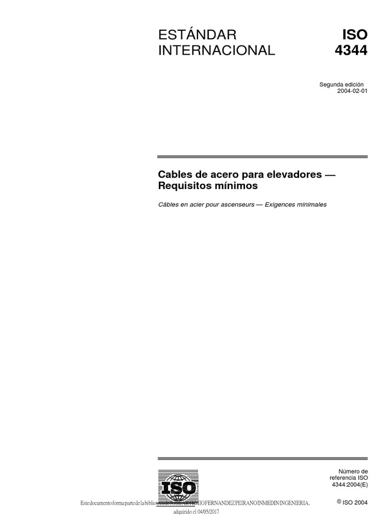 Iso 4344 - Es | PDF