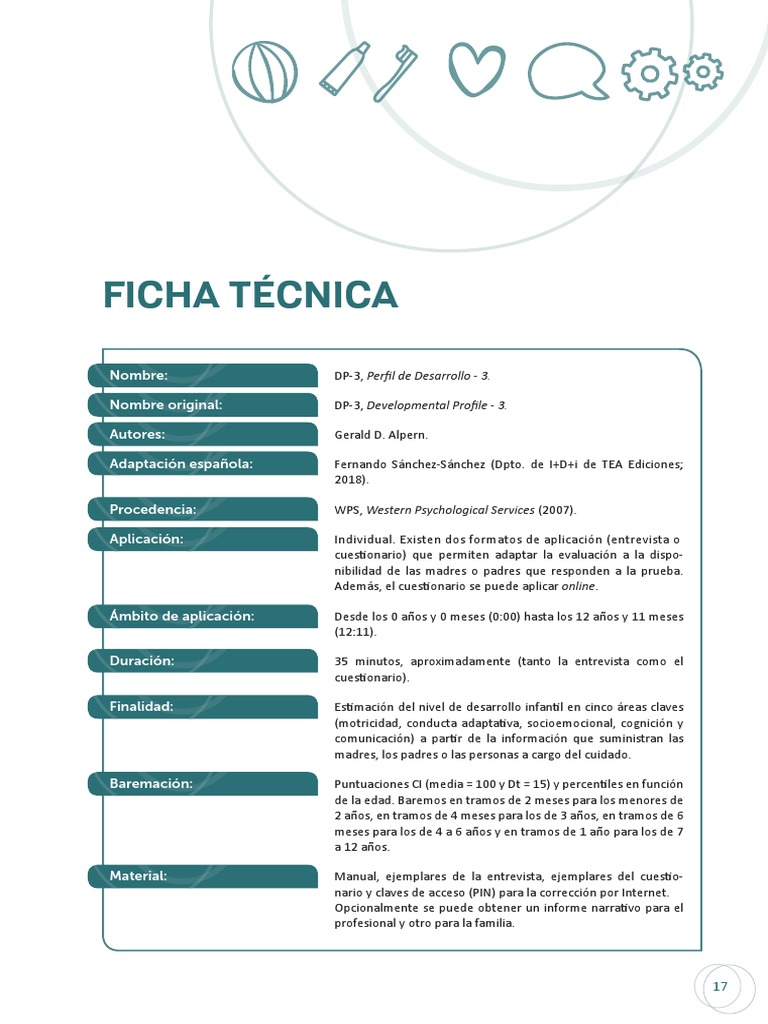 DP-3 Ficha Técnica | PDF