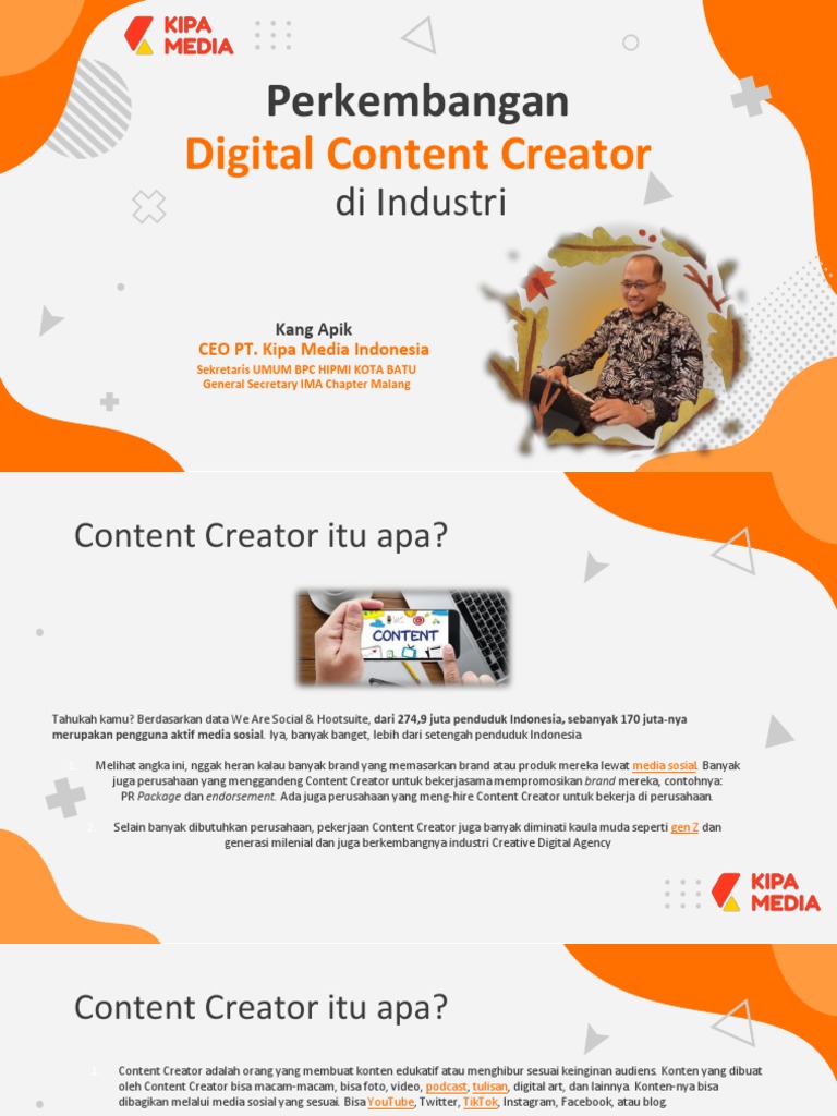 1 - Perkembangan Content Creator | PDF