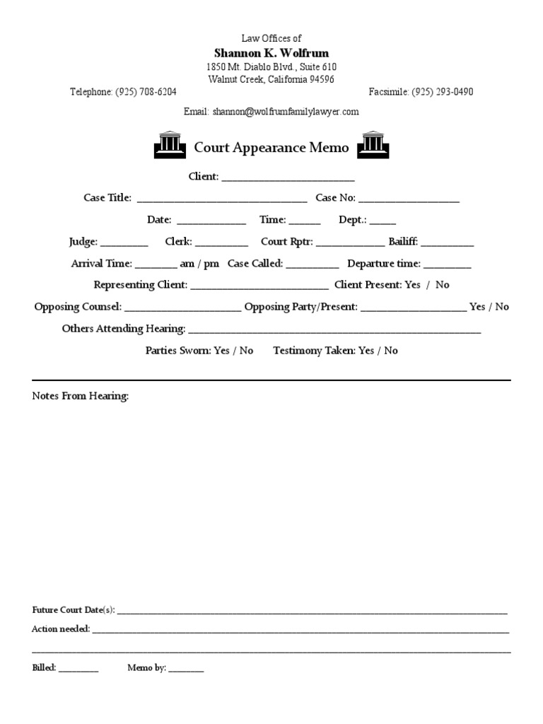 Court Appearance Memo 1 22 20 | PDF Court Appearance Memo 1 22 20 | PDF