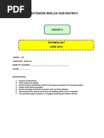 2024 Math GR 9 Term 3 Common Test Memo | PDF | Mathematics | Geometry