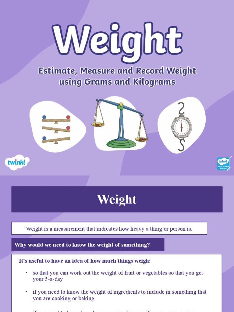 Roi Ms 1643659537 Weight Grams and Kilograms Powerpoint Ver 4 | PDF