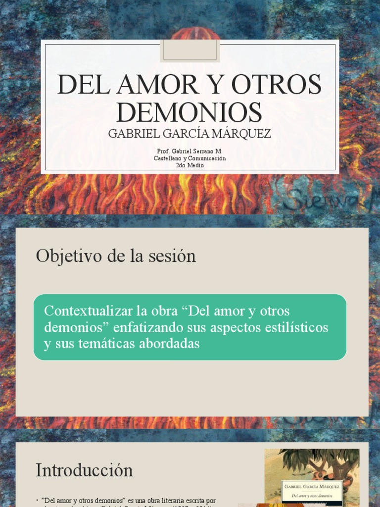 RECV - 1 - 2M - 2021 - Del Amor y Otros Demonios | PDF