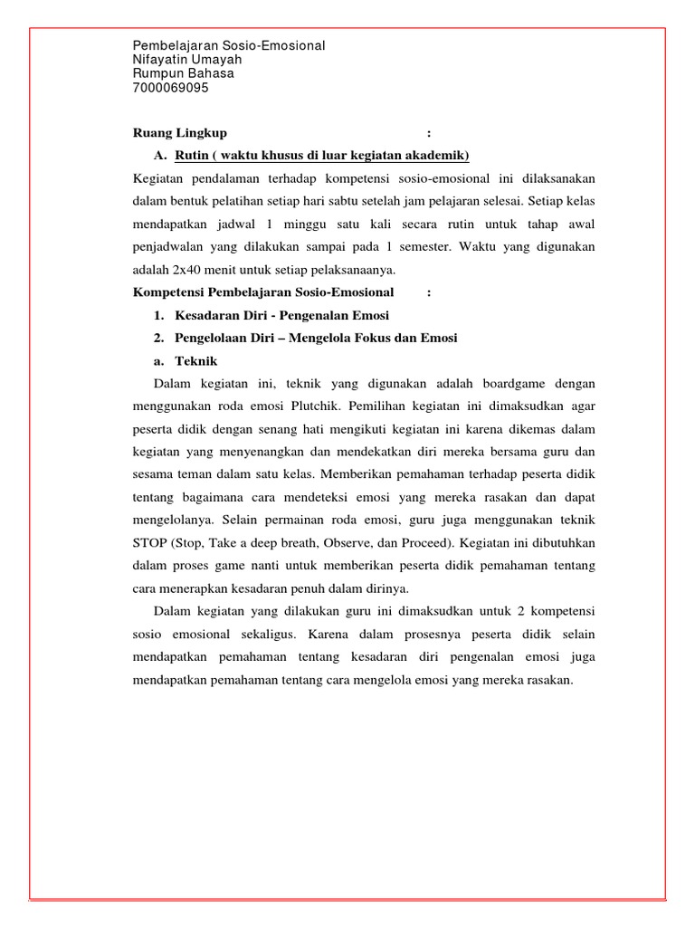 Tabel Ruang Kolaborasi PS Topik | PDF