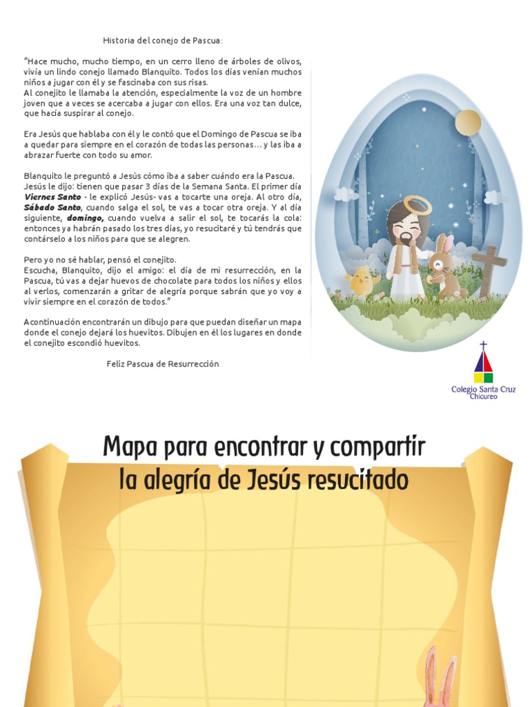 Cuento Conejo Pascua y Mapa 2021 | PDF | Arte
