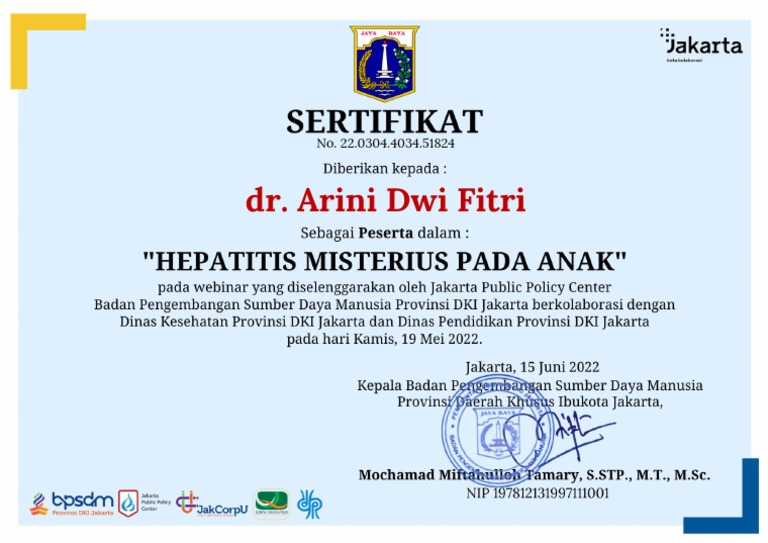 Dr. Arini Dwi Fitri | PDF