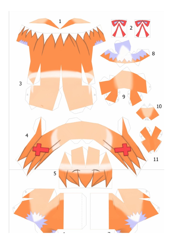 Kistune Musume Papercraft | PDF